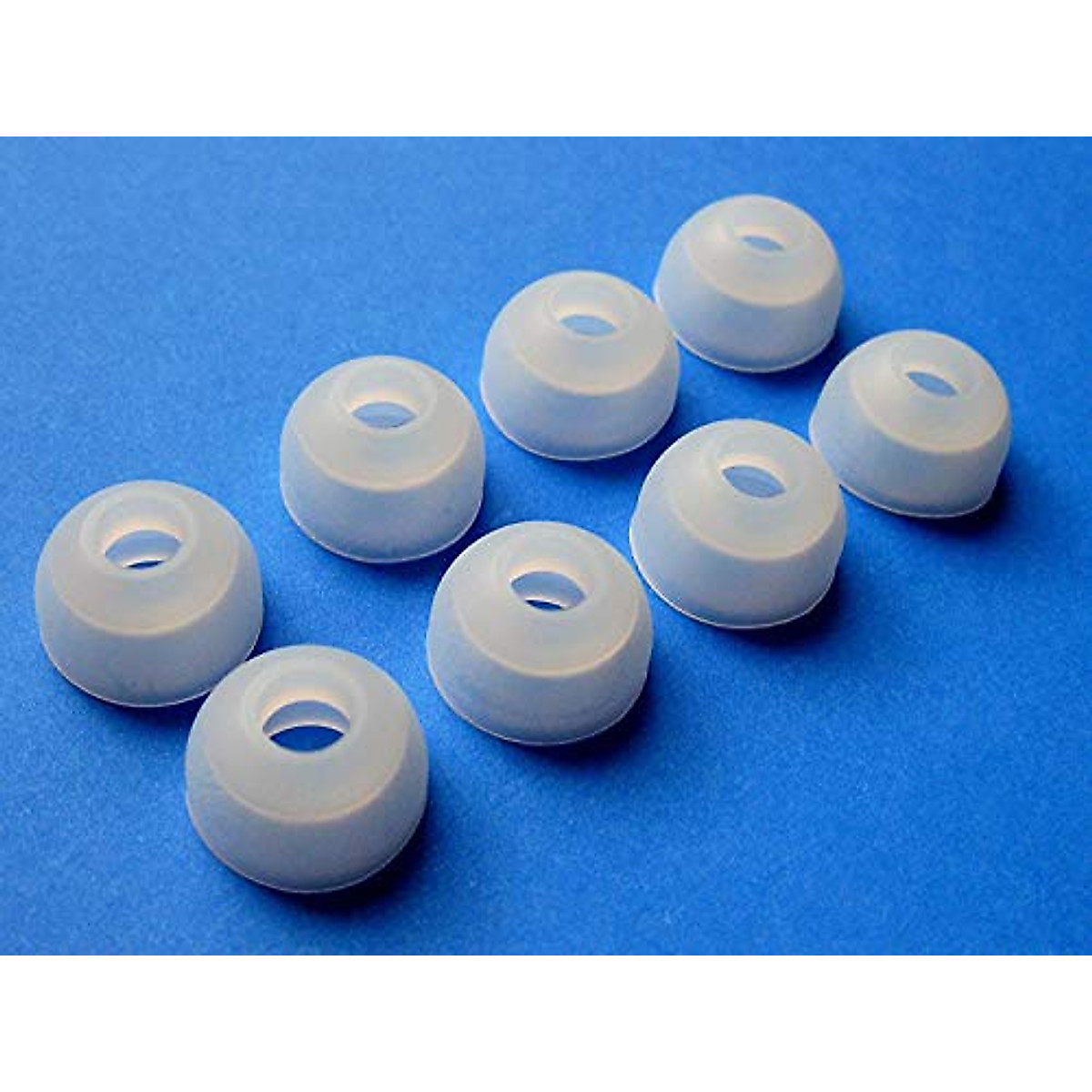 8pcs (CL) Large Size (L) Replacement Adapters Earbuds Eartips Compatible with Motorola S9 S9-HD S10 S10-HD Headphones / Headsets