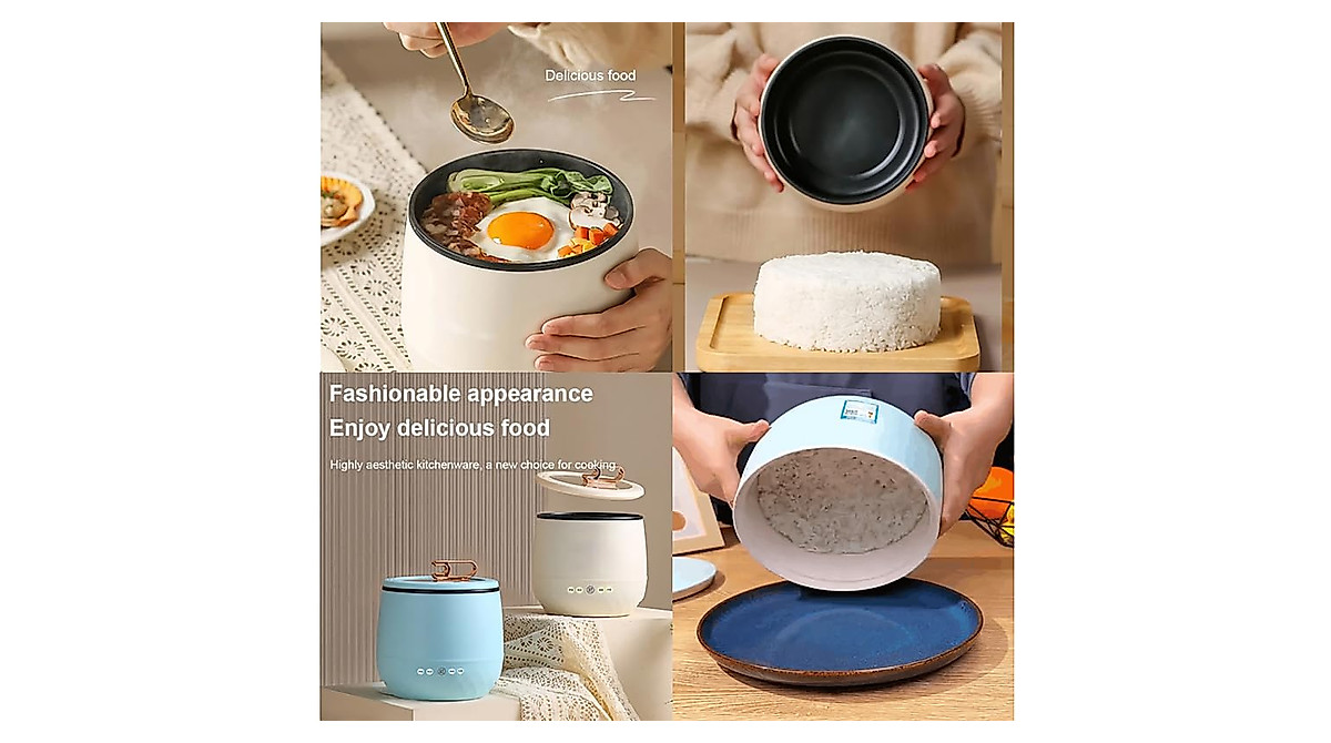 Smart Mini Rice Cooker, 2024 Upgrade Multifunctional Electric Mimi ...