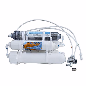 Alkaline (Raise pH Level) 5-Stage Countertop Reverse Osmosis Water Purification System, 75 GPD Membrane