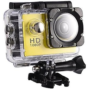allesoky Waterproof Camera Kit - Full 1080P Sport Camcorder with Rechargeable Battery Mounting Accessories Included - Ideal for Outdoor Adventures