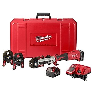 Milwaukee M18 18-Volt Lithium-Ion Cordless Force Logic 1/2 in. - 1 in. Long Throw Press Tool Kit