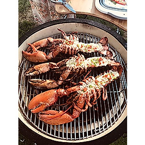 WHNB 13 Inch Mini Grill Garden Ceramic Charcoal Grills Multifunctional Outdoor Without Side Table for BBQ, Camping and Picnic -Black