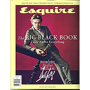 ESQUIRE MAGAZINE, THE BIG BLACK BOOK, TASTE ABOVE EVERYTHING. FALL+ WINTER, 2018