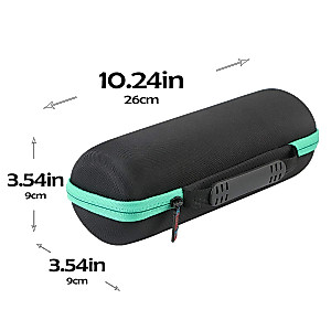 Khanka Hard Travel Case Replacement for JBL FLIP5 Flip 5 / Flip 6 Waterproof Portable Bluetooth Speaker (Teal)