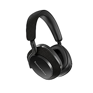 Bowers & Wilkins Px7 S2 Over-Ear Headphones (2022 Model) - All-New Advanced Noise Cancellation, Works with B&W Android/iOS Music App, Slim & Lightweight, 7-Hour Playback on 15-Min Quick Charge, Black