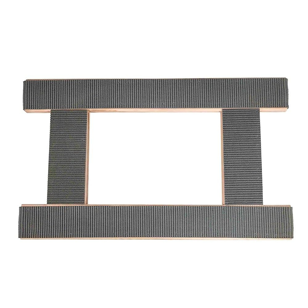 Mytee Products 18"x30" H Frame Movers Dolly w/Rubber Tread & 4" Non Marking Wheels - 1000 lbs WLL H Shape Heavy Duty 4 Wheel Moving Dolly Cart for Packing & Moving Supplies - Furniture Piano Dolly