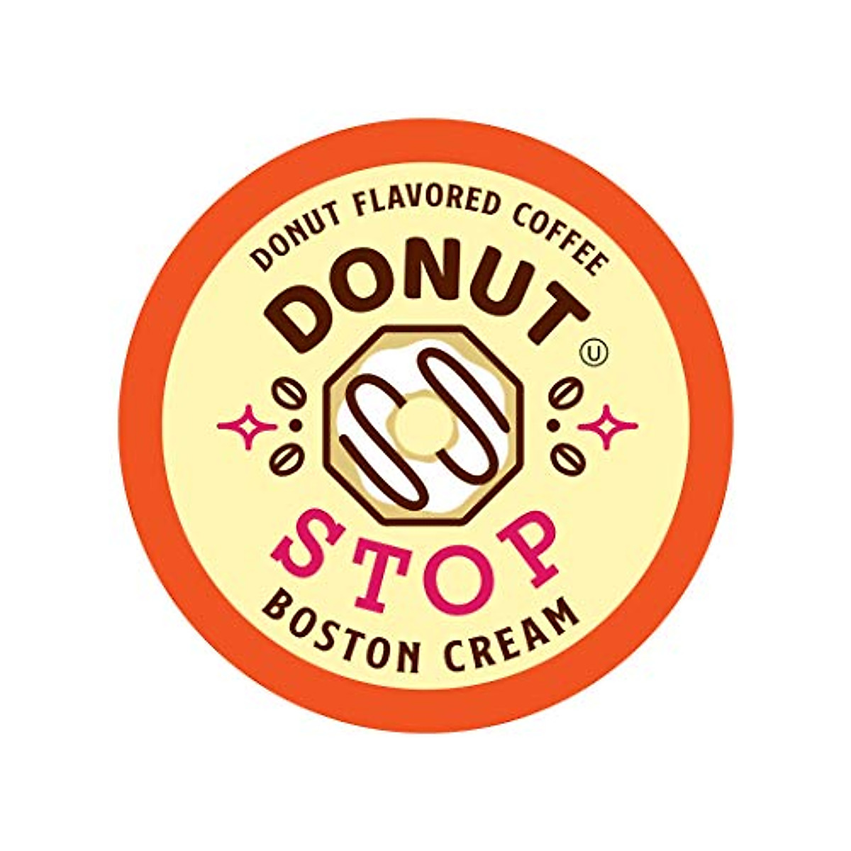 Donut Stop Flavored Coffee Pods, Compatible with 2.0 K-Cup Brewers, Donut Flavor Coffees, Assorted Variety Pack, 40 Count