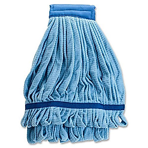 Genuine Joe - GJO47538 Microfiber Wet Mophead Refill Blue Small