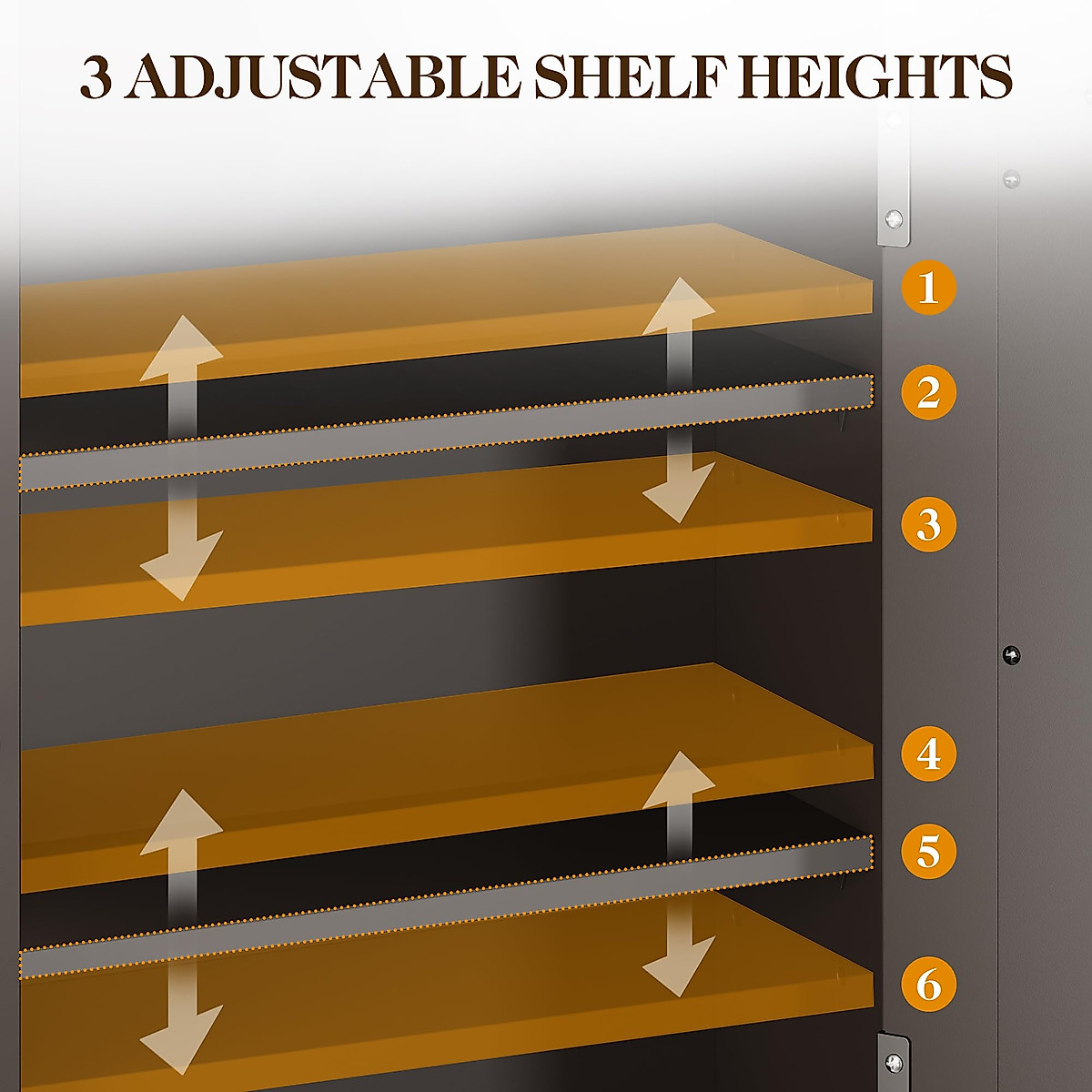 May in Color Bathroom Medicine Cabinet with Mirror, Vanity Wall Mounted Storage Cabinet with Adjustable Shelves and Towel Bar, Hanging Wall Cabinet for Bathroom, Laundry, Living Room, Brown