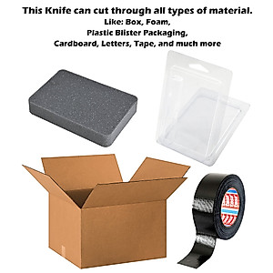 Ram-Pro Mini Retractable Utility Snap-Off Pocket Knives - Box Cutter, Package Opener, Letter Opener, Touch Knife, with A Keychain Hole (Pack of 6)