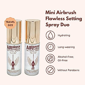 Charlotte Tilbury Air Brush Flawless Setting Spray Duo Set - 2x 1.1 oz
