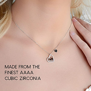 Aphrodite's Valentine's Gift for Grandma, Grandma to Be - Baby Feet Heart Pendant Necklace Baby Gift Set, Valentine's Day Gift Ideas for Grandma, Gifts for Grandmom, Valentine's Day Gift Grand Mother