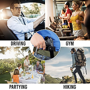 High Tactical Gun Holster for Men and Women IWB/OWB + Mag, Subcompact, Compact, Full Size Gun Right/Left Hand Glock 17 Holster, Glock 19 Holster, Glock 19 Accessories, Gun Holsters for Pistols 9mm