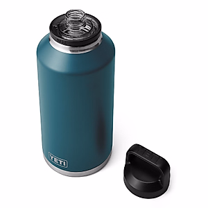 YETI Rambler 64 oz Bottle, Vacuum Insulated, Stainless Steel with Chug Cap, Offshore Blue