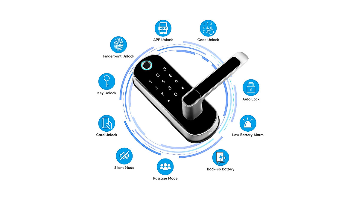 Smart Lock TFX1 Bluetooth Keyless Entry for Home & Office