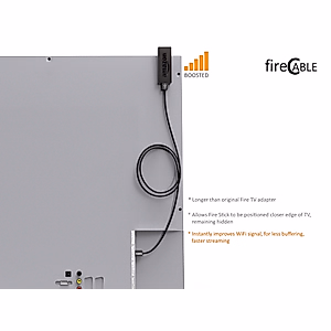 FireCable HDMI Extender (WiFi Signal Booster) for Streaming Media Players
