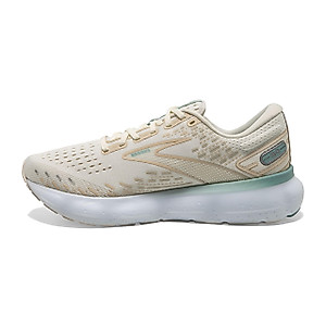 Brooks Men's Glycerin 20 Neutral Running Shoe - Coconut Milk/Aquifer - 10.5 Medium