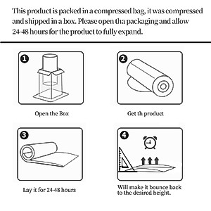 HOMBYS High Density Mattress Sag Support Memory Foam Under Mattress Support Pad to Fix Saggy Beds-Trapezoidal Shape 2 Inches Extra Thick Ideal for Sags Deeper 1 Inch-2 Inch