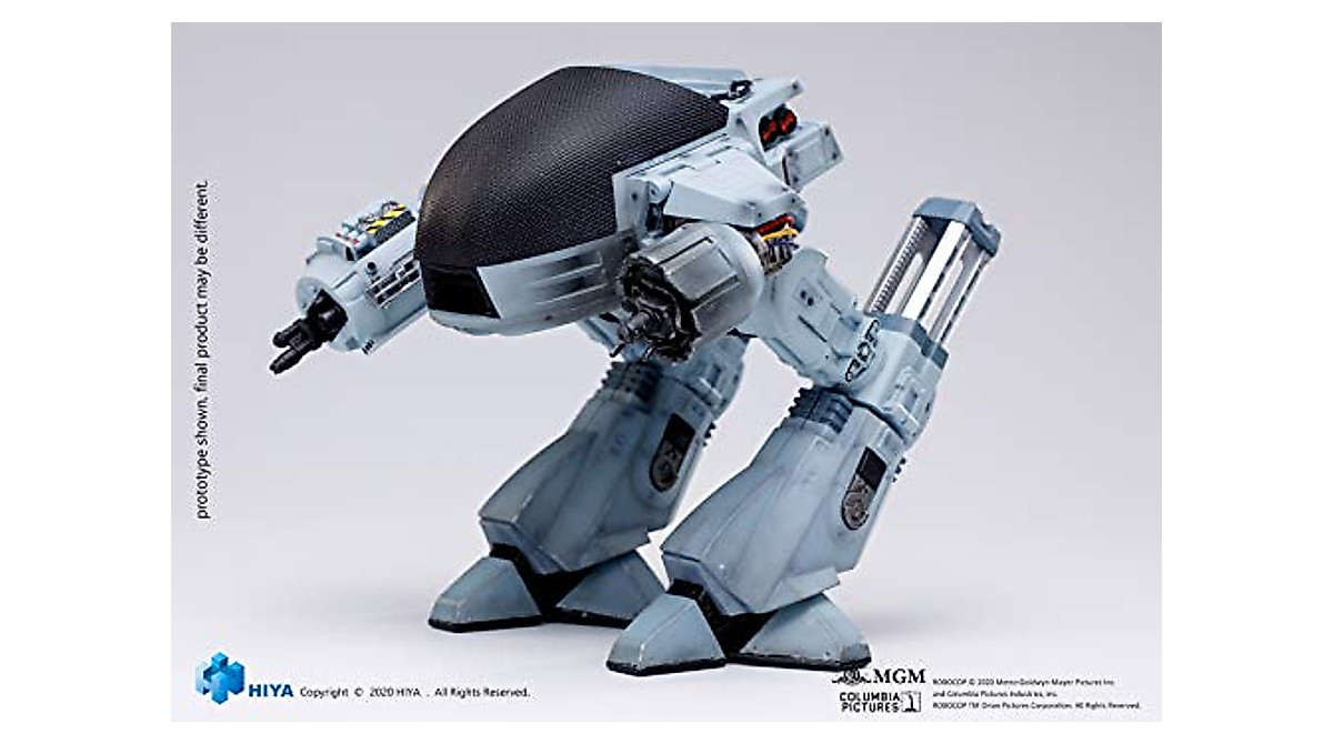 Hiya Toys Robocop: Battle Damaged ED-209 Action Figure | 1:18 Scale ...