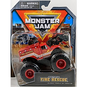 Monster Jam Fire Rescue Truck Series 30 (1:64 Scale)
