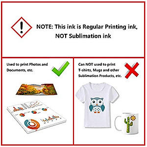 CoYlBod Dye Refill Ink Kit for L800 L805 Artisan 1430 1500w 730 837 835 810 800 725 710 700 600 50 PHOTO1410 1400 RX680 RX595 RX580 R380 R280 R260 R200 R220 R300 for Refillable Cartridges or CISS