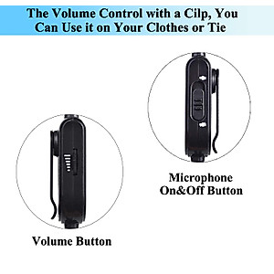 LecLooc A10 A40 Replacement Cable Inline Mute Volume Control for Astro A10/A40/A30/A50 Headsets Cord, Xbox One Play Station 4 PS4 Headphone Audio Extension Cable 6.5 Feet