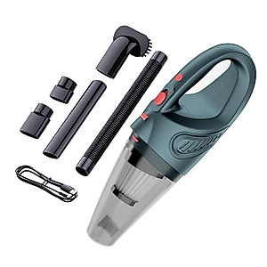 High Power Handheld Multifunction Robot Vacuum Cleaner Car Home Electric Mop Cleaning Strong Suction Wet Dry Rechargable Type With Cord Vacuum Cleaner Powerful Cyclone Suction For Car Carpet And Floor