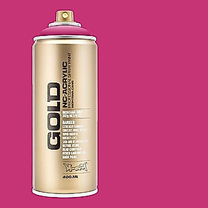 Montana Cans Montana GOLD 400 ml Color, Shock Pink Spray Paint,MXG-S4010, 11 Ounce (Pack of 1)