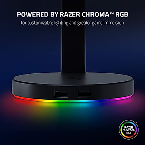 Razer Base Station V2 Chroma: Chroma RGB Lighting - Black (Renewed)