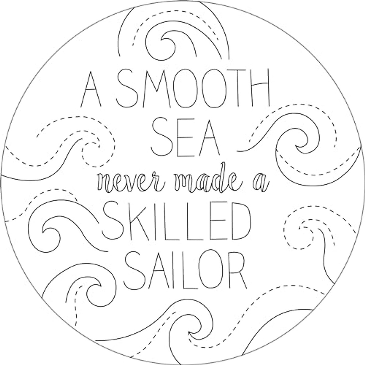 Nautical Embroidery Pattern Transfers (set of 10 hoop designs!)