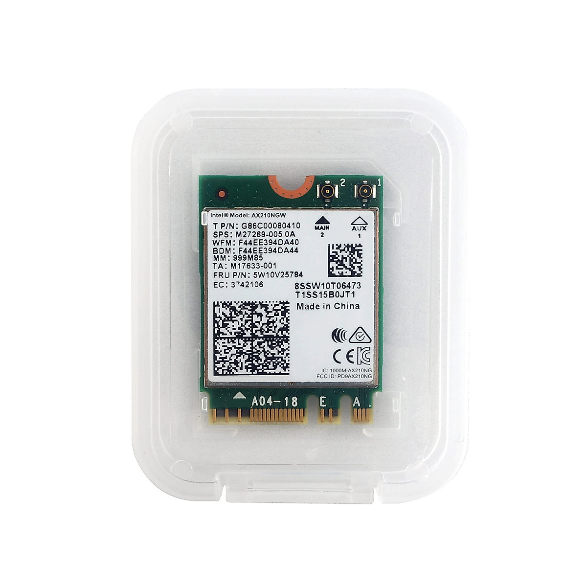 Y5 AX210NGW AX210 WiFi 6E Gig+ M.2 2230 A/E Key Module, MU-MIMO Tri-Band Wi-Fi Card with Bluetooth 5.2. Support Windows 10/11 64bit.