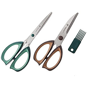 Henckels Kitchen Shears for Herbs, 2-pc, Dishwasher Safe, Heavy Duty, Stainless Steel, Take A Part Shears