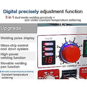 709AD+ Battery Spot Welder,Pulse Spot Welder,for Welding Lithium-ion Battery Pack, Equipped with Cooling System and Intelligent Welding Function,110V-220V