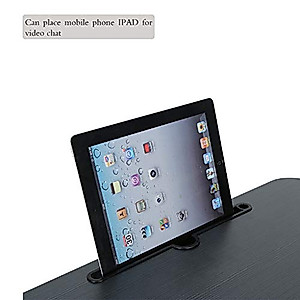 Bedside Table Mobile Medical Overbed Table, Student Study Writing Table Computer Gaming Table Bedroom Laptop Table, Home Office Desk Workstation Study Reading Writing Desk PC Laptop Table (Black)