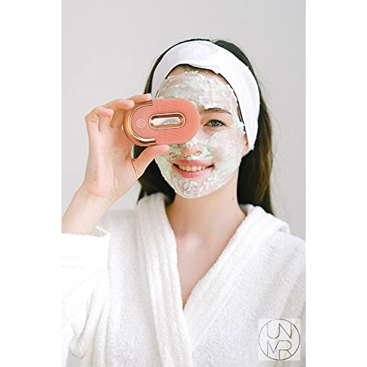 UNIMIRA - AVA1- Electric Facial Cleansing Brush, Sonic Vibration at 3 Speed Mode, 2 Brush Types, IPX7 Waterproof for Exfoliating, Massaging and Deep Cleansing