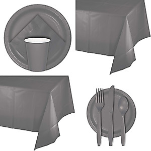 Creative Converting PLACEMATS, 13.5 in x 9 in, 50 ct, Gray