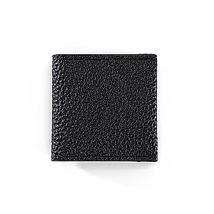 STERCULIA Condom Case for Men Gift PU Leather Square Mini Purse (Black)