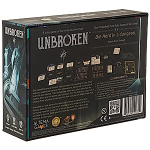 Golden Bell Studios Unbroken: a Solo Game of Survival and Revenge , Black