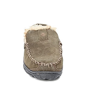 Clarks Men's, Venetian Moccasin Slipper SAGE GREEN 10 W