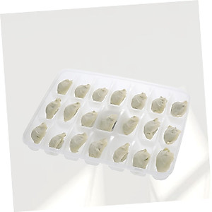 NAMOARLY 1pc Dumpling Container Food Container Dumpling Storing Divider Case Dumpling Organizer Dumpling Holder Fresh Keeper Produce Saver Containers Ice Cube Tray Ice Mold Tray