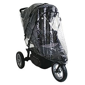 Valco Baby Universal 3-Wheel Rain Cover – Heavy-Duty PVC, Wind & Rain Protection, Compatible with Valco Baby & Other Stroller Models