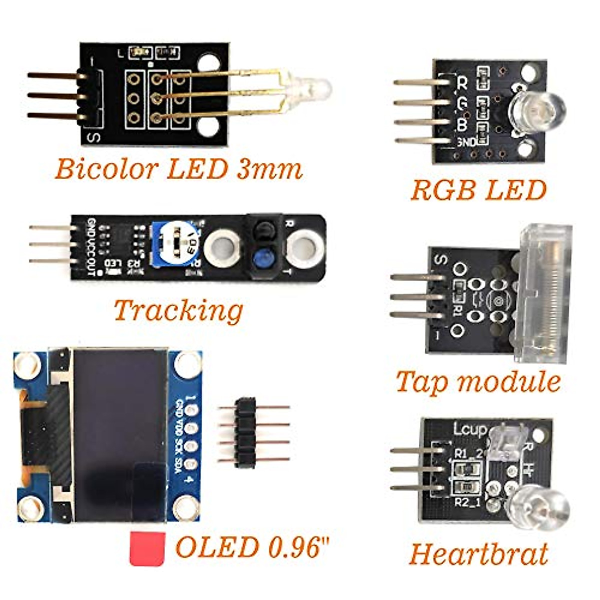 DEYUE 38 in 1 Sensor Module kit for Arduino Rapsberry Pi Project