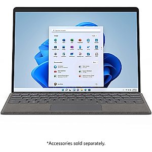 Microsoft Surface Pro 8 Tablet, LTE, Intel i5-1145G7, 16GB RAM, 256GB SSD, Intel UHD Graphics, 13" Touchscreen Display, Windows 11 Pro Laptop Computer, Platinum, EIP-00001 (Renewed)
