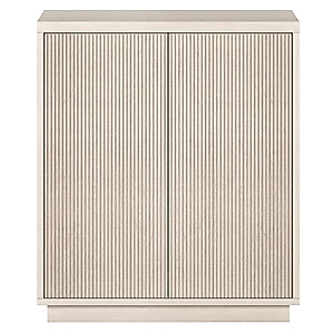 Henn&Hart Alston Accent Cabinet, 28" Wide, Alder White