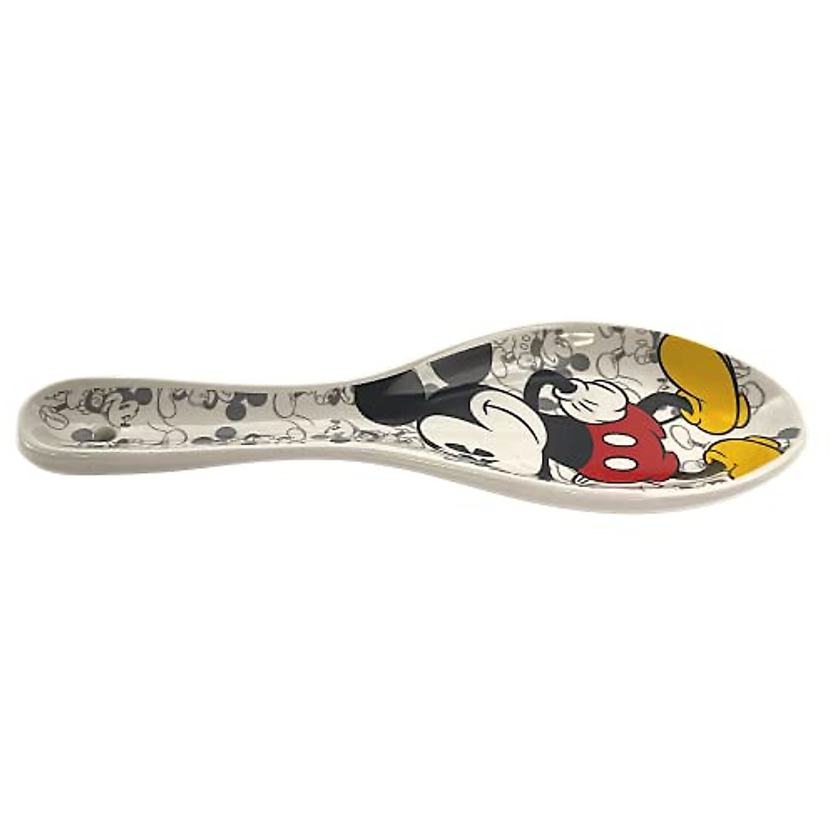 Mickey Mouse Ceramic Spoon Rest, Collectible Disney Themed Kitchen Decor Accessories, Fun Utensil Holders for Cooking and Baking