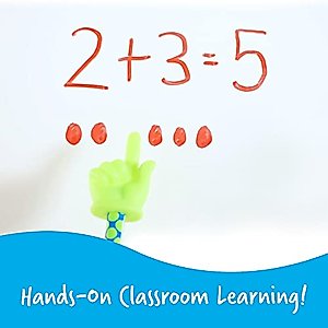 Learning Resources Patterned Hand Pointers - 3 Pieces, Ages 3+ Classroom Pointer for Kids, Reading Pointers for Kids, Homeschool and Classroom Supplies