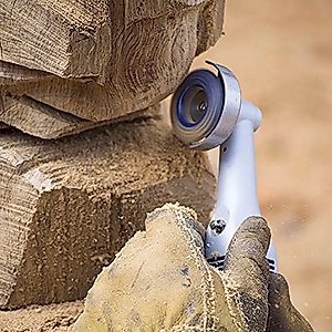 King Arthur's Tools Universal Carving Set, MERLIN2 Handheld Variable Speed Mini Angle Grinder Power Tool with 6 Accessories – For Woodworking, Cutting, Sanding, Grinding, Carving, Engraving # 10005