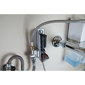 Moen M-Power Chrome Commercial Touchless 4-Inch Centerset Hands-Free Battery Powered Sensor-Operated Bathroom Faucet, CA8301