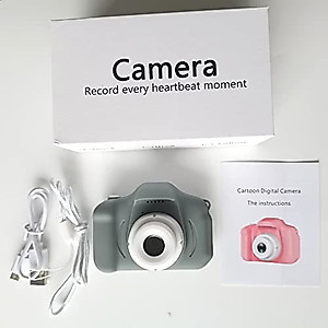 Children's Digital Camera HD Cartoon Can Take Pictures of Children Mini Children's Camera (Gray)