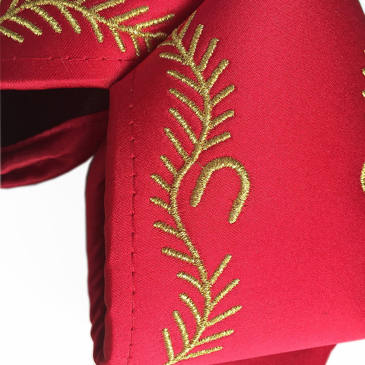 hello Mariachi Mexican Charro Mariachi Bow Tie red Gold Mexico Moño charros